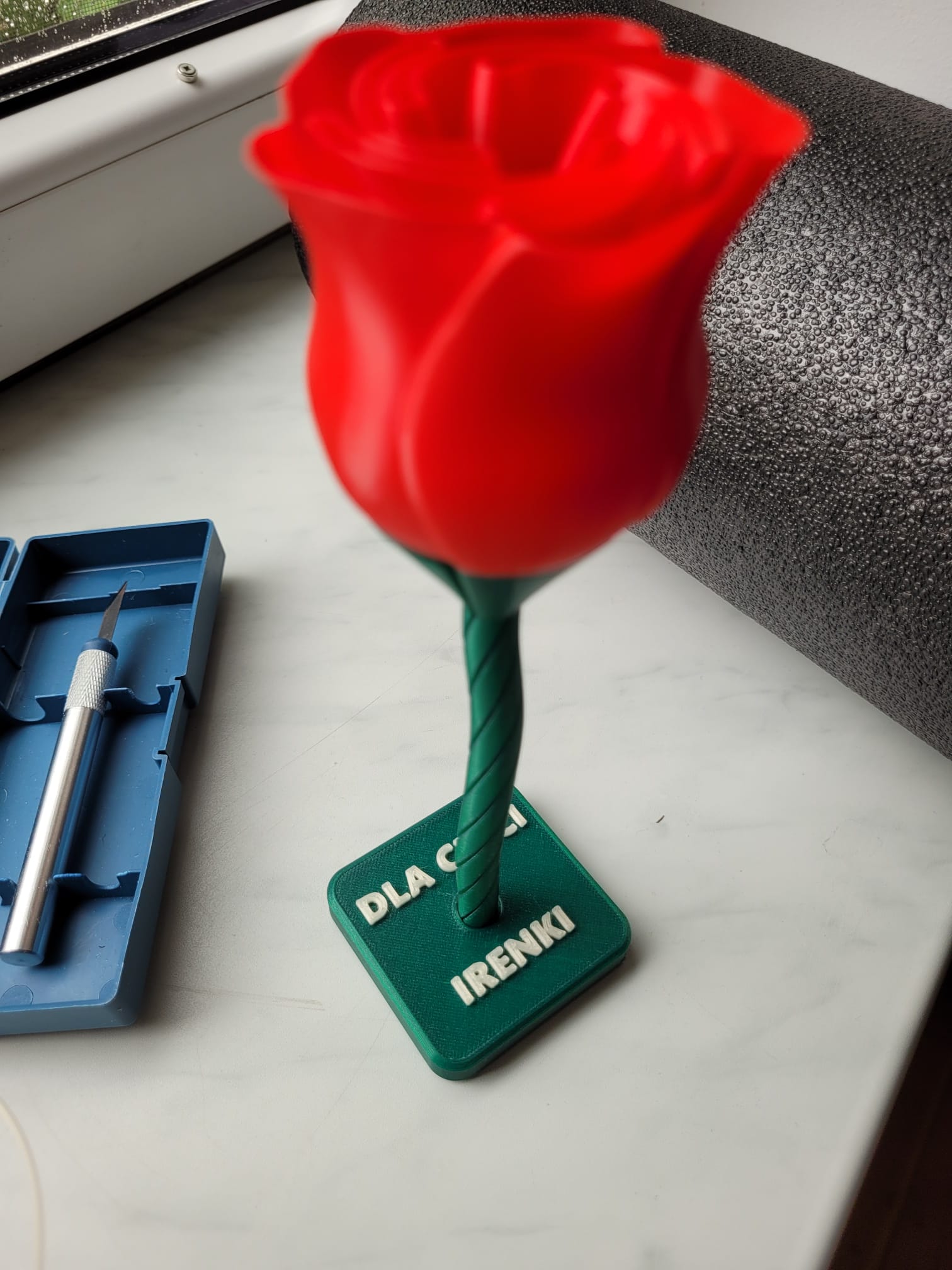 Stand for a Sprial Vase Rose by Piotr | Download free STL model ...