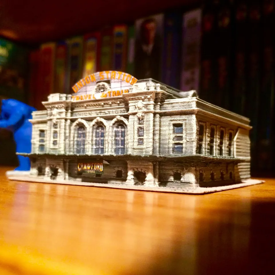 Union Station - Denver CO, USA by MiniWorld3D | Download free STL model ...