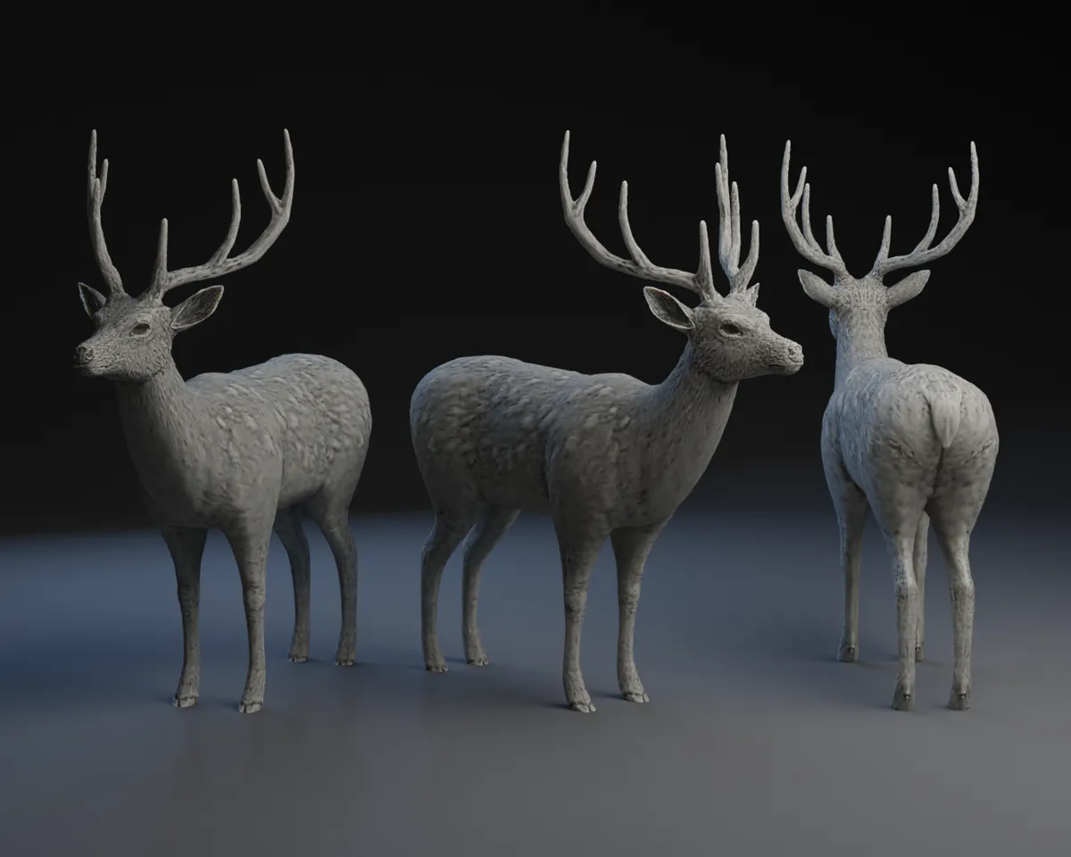 Buck / Deer by Peter Farell | Download free STL model | Printables.com