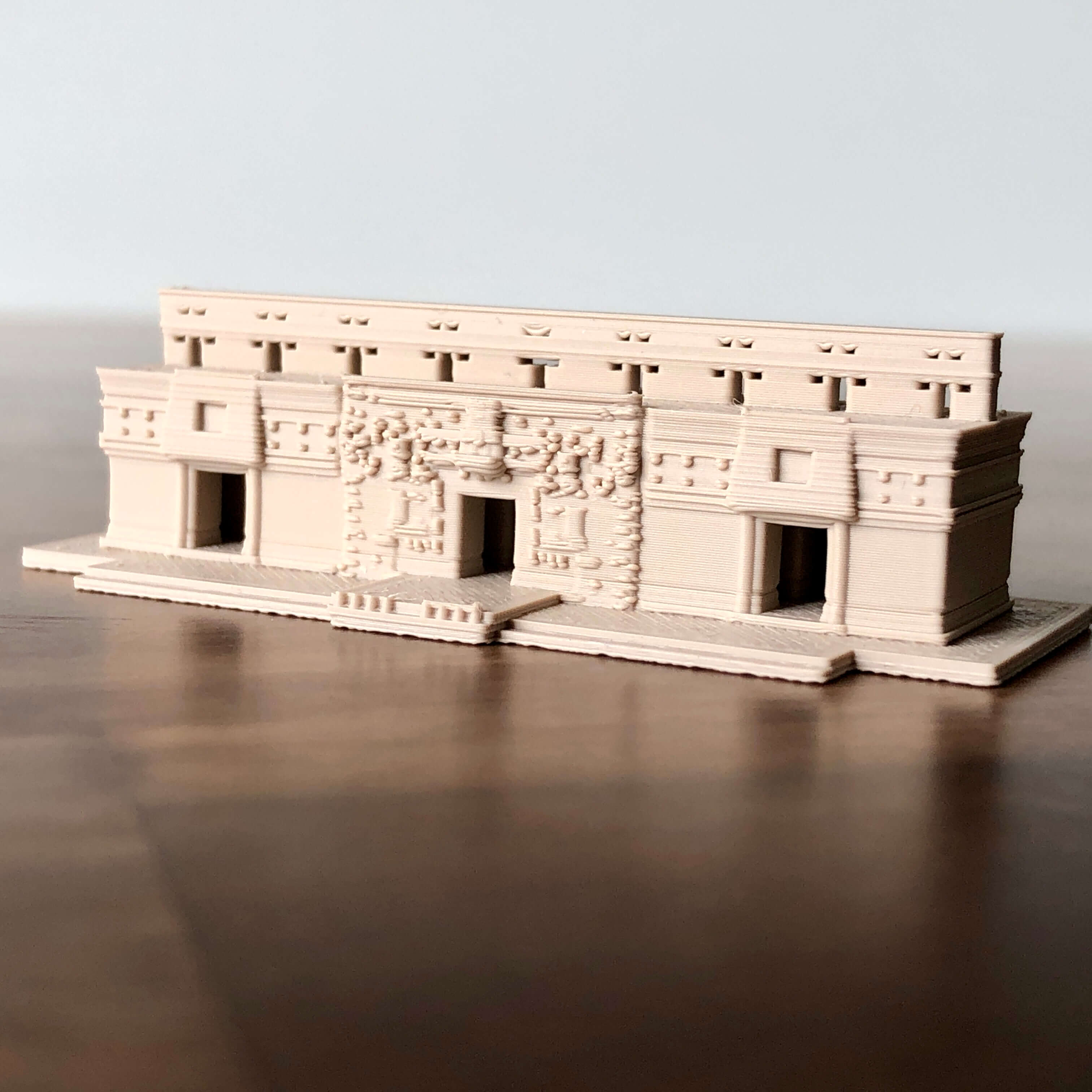 House of the Serpent Mouth - Chicanna , Mexico by MiniWorld3D ...