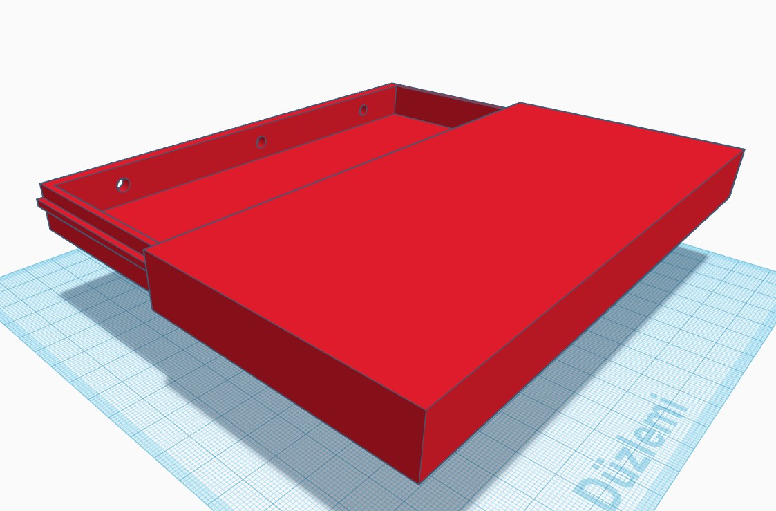 secret shelf with hanger by Bay3d | Download free STL model ...