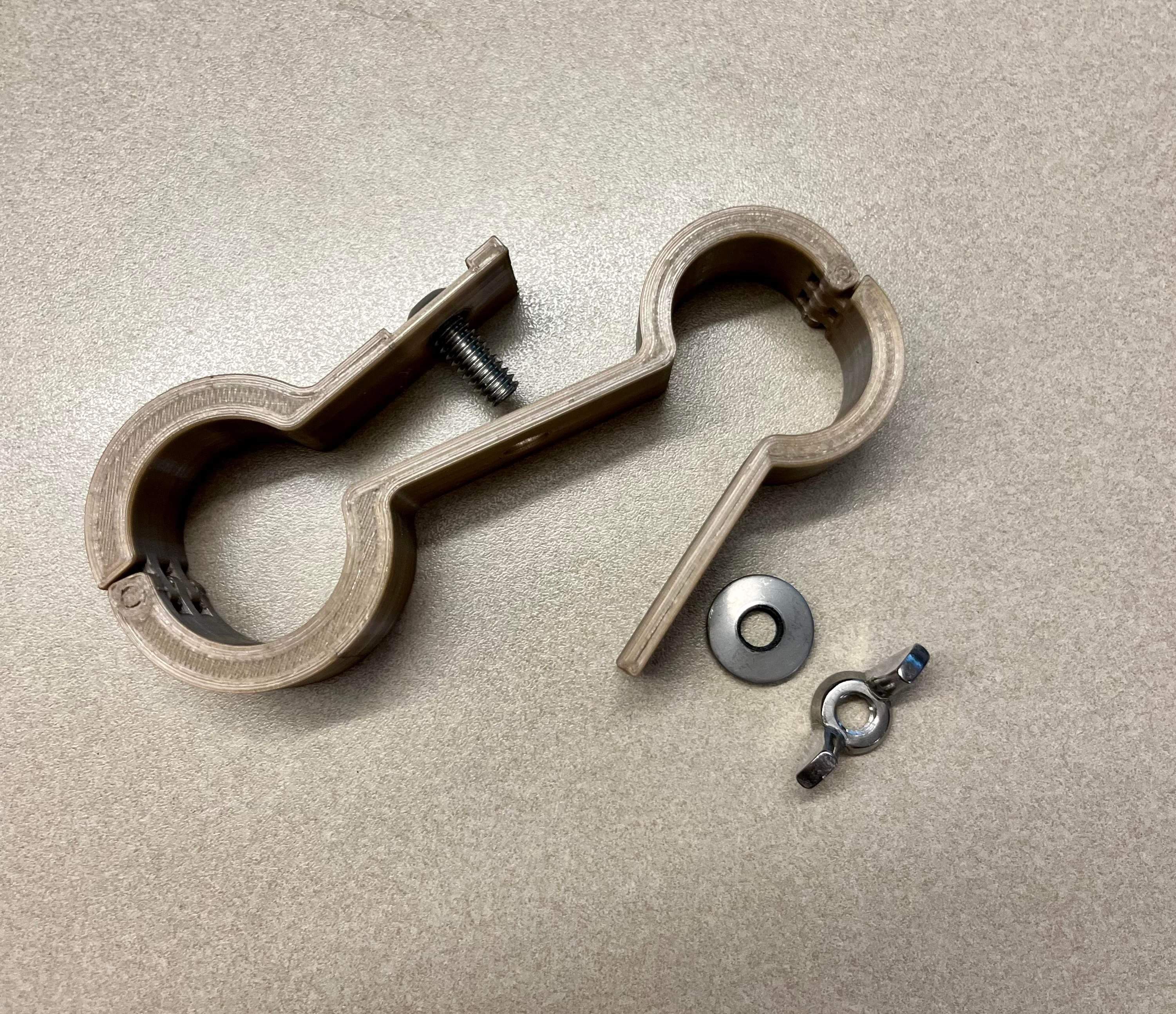 Pole Clamp by Tlangphoto | Download free STL model | Printables.com