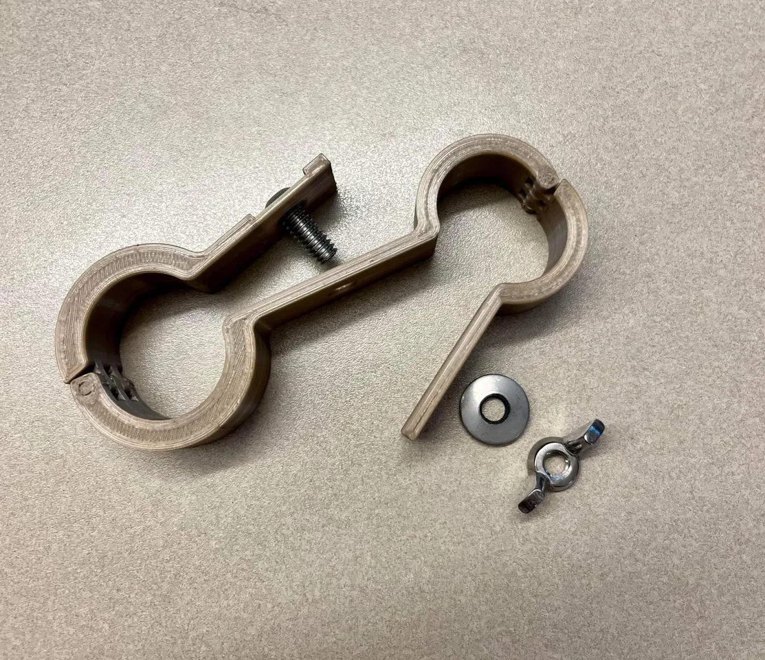 Pole Clamp by Tlangphoto | Download free STL model | Printables.com