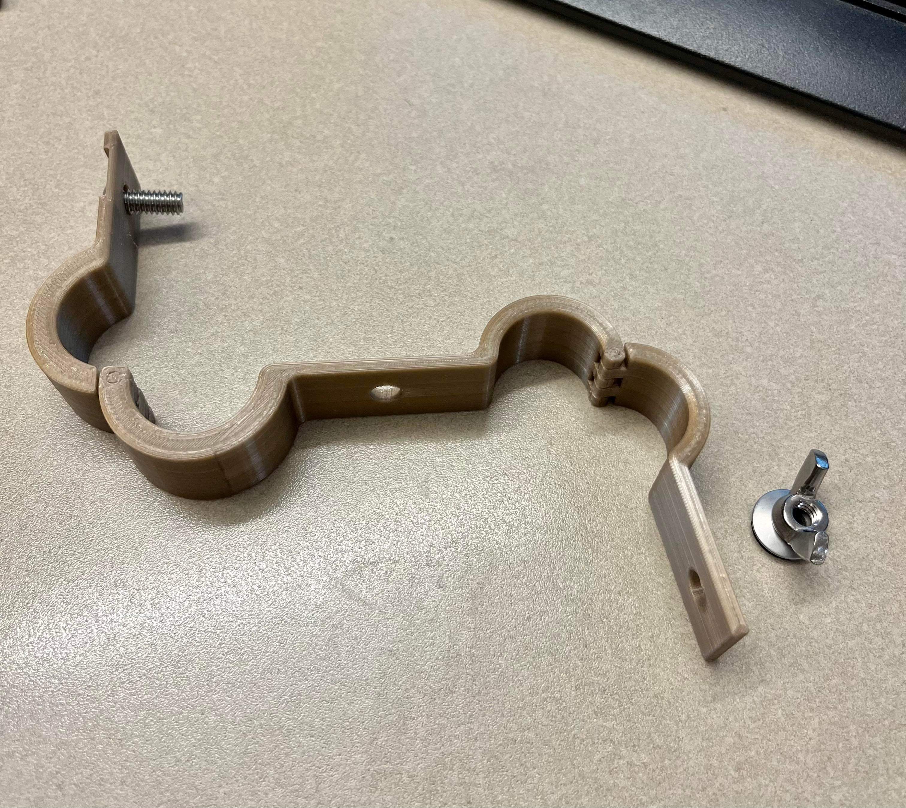 Pole Clamp by Tlangphoto | Download free STL model | Printables.com