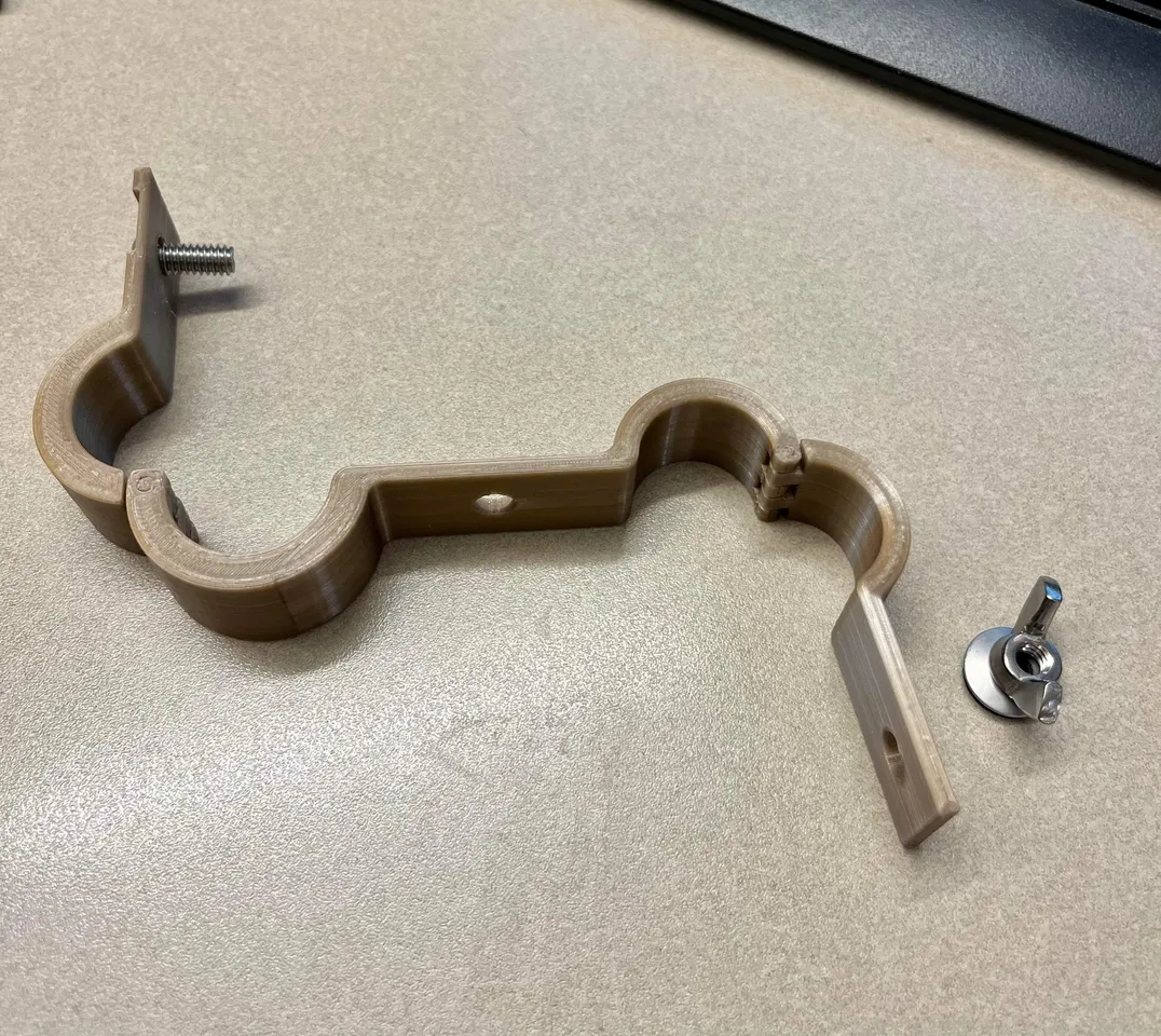 Pole Clamp by Tlangphoto | Download free STL model | Printables.com
