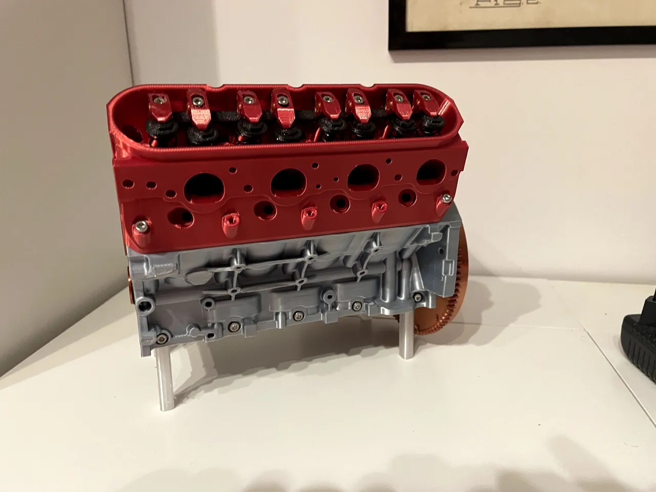 Chevy Camaro LS3 V8 Engine - printable valves, lifters + N20 mini motor ...