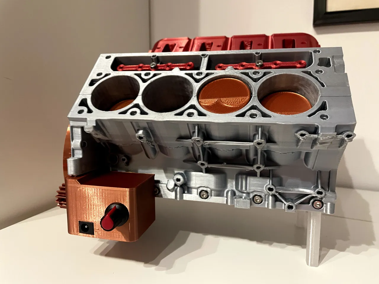 Chevy Camaro LS3 V8 Engine - printable valves, lifters + N20 mini motor ...