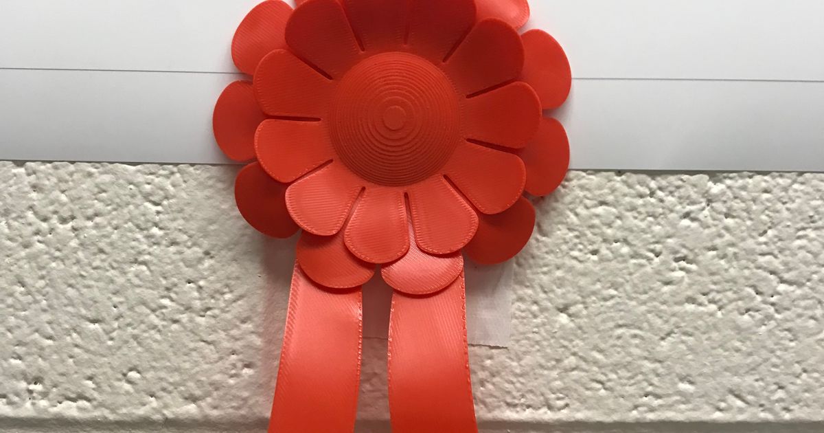 Award ribbon (Placement ribbon) by Kusal Tennakoon | Download free STL ...