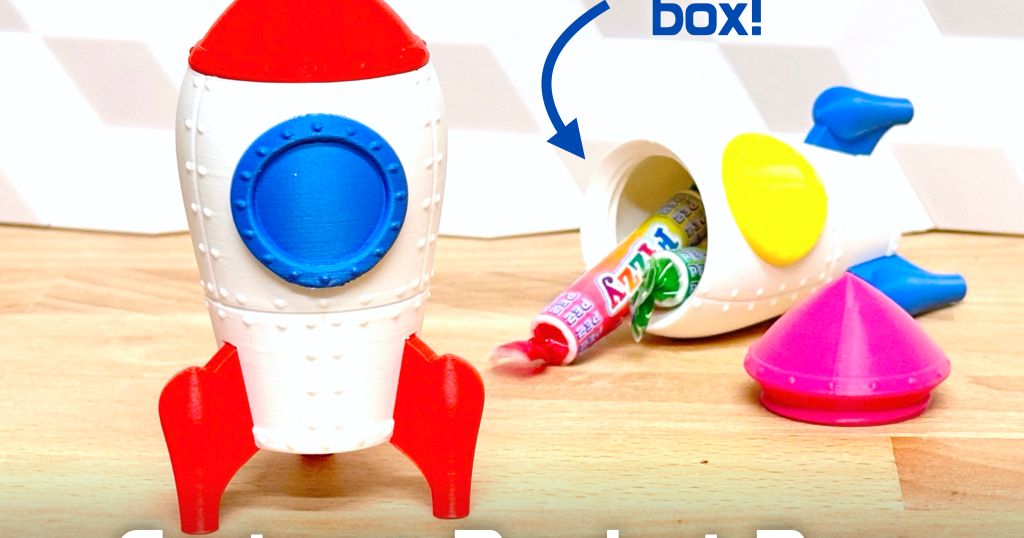 Cartoon Rocket Box (toy and box/giftbox) by GlennovitS 3D | Download ...