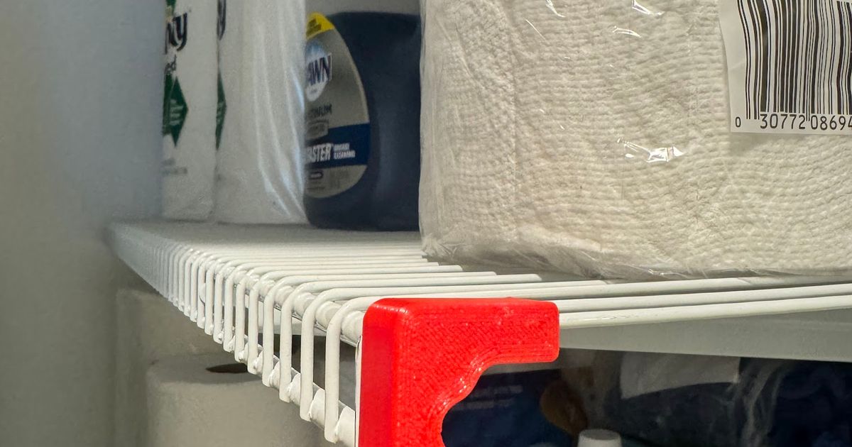 Corner Protector for Wire rack by shannietron | Download free STL model ...