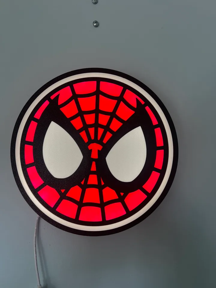Spiderman Light Box by Logan | Download free STL model | Printables.com