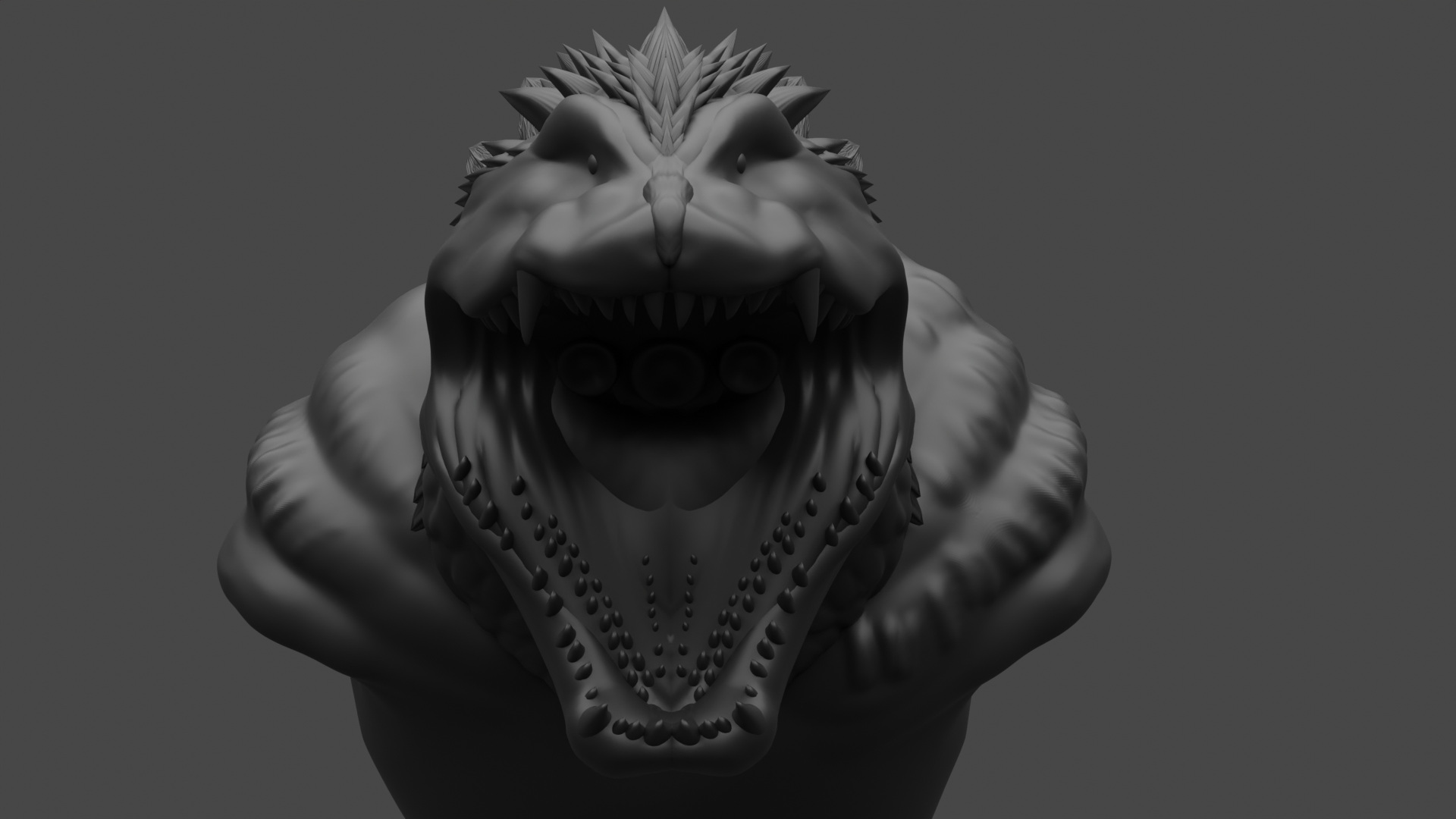 Godzilla ultima WIP by Dinosaurs are cool | Download free STL model ...