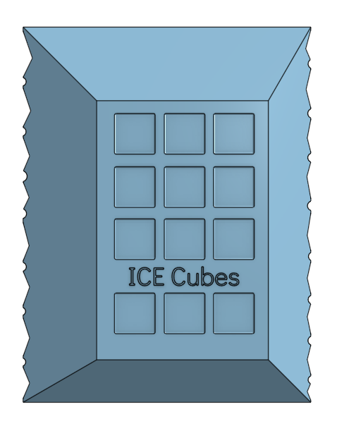ICE SCRAPER/ICE CUBE TRAY by GTM | Download free STL model | Printables.com