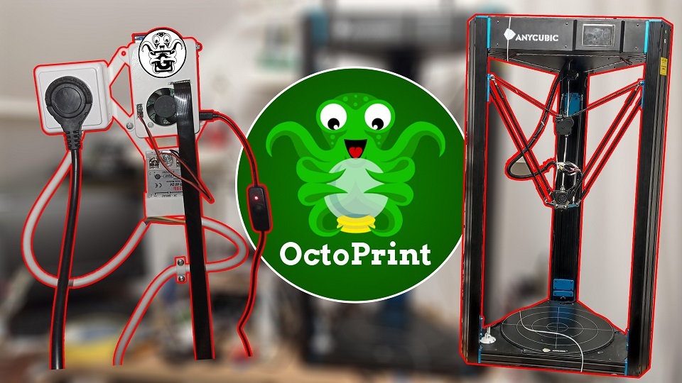 Wall mount OctoPI setup by Luis Geissler | Download free STL model ...