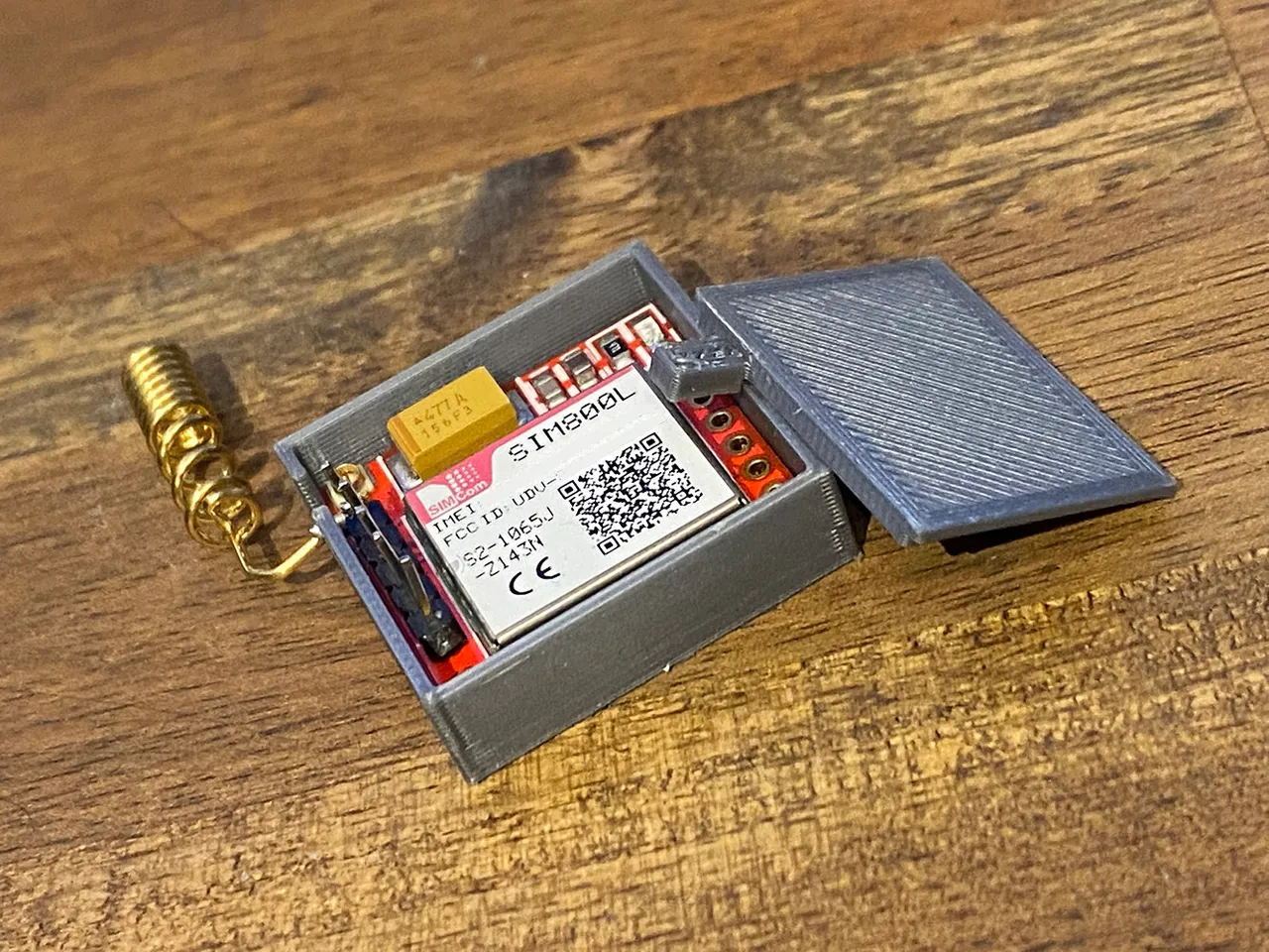 Sim800L Case by justanotherdeveloper | Download free STL model ...