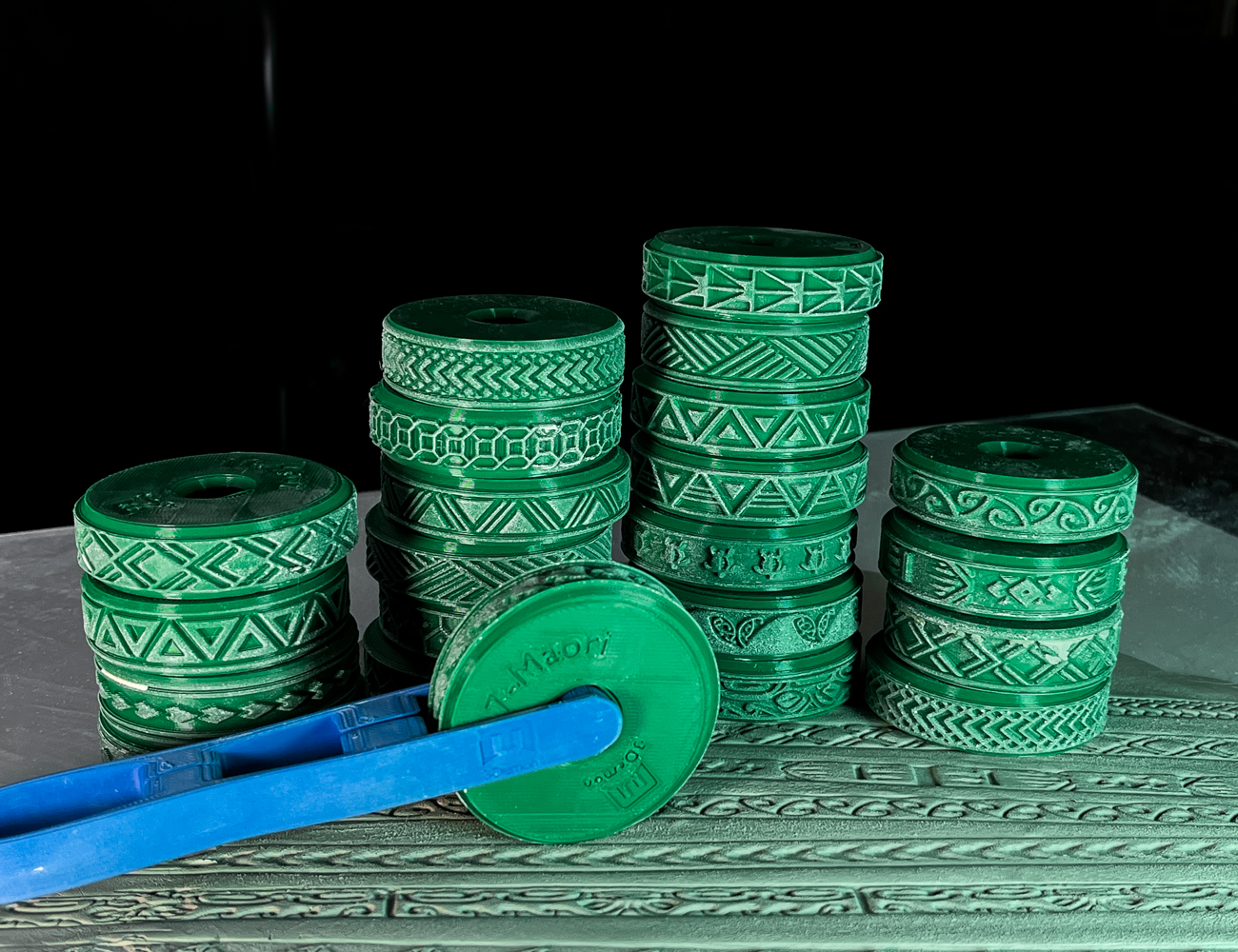 Stamp Wheels for Bodypaint — Maori Tattoos by 3Demon's Texture Rollers ...