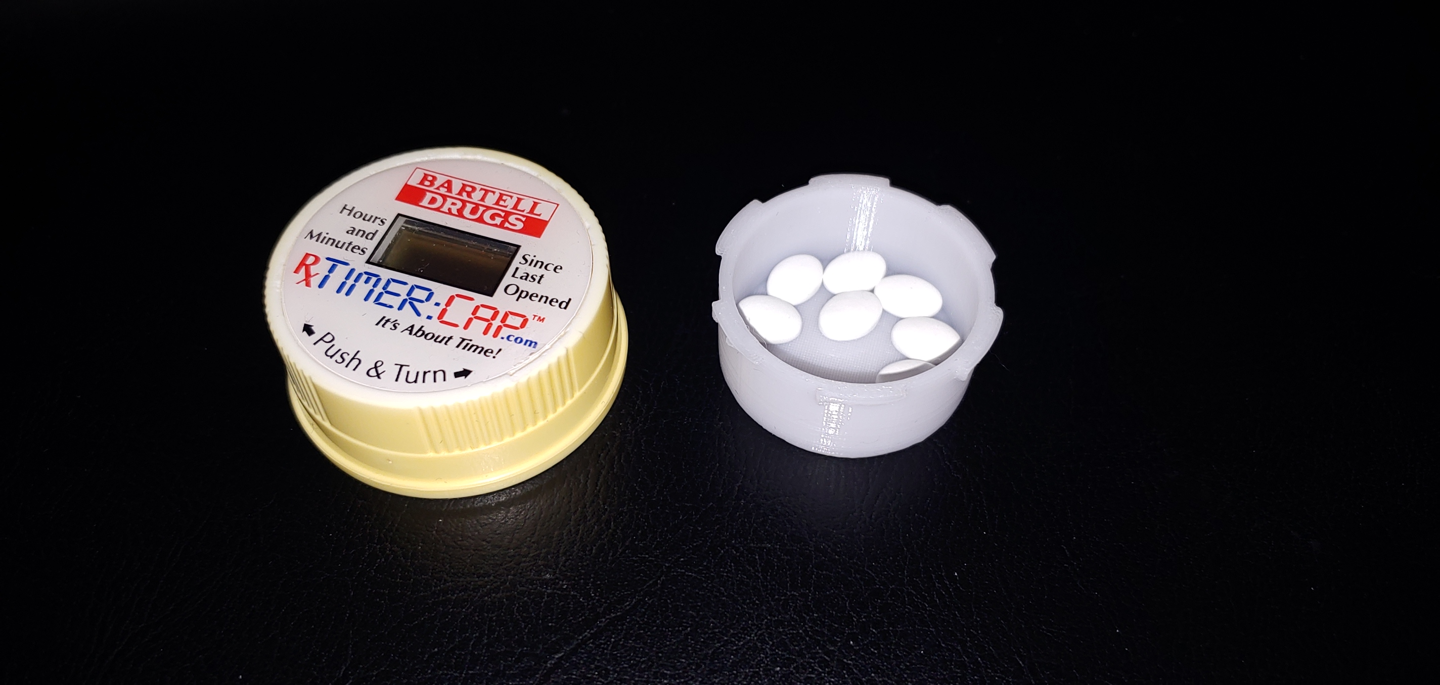 Minimal Pill bottle for timer cap by J R | Download free STL model ...