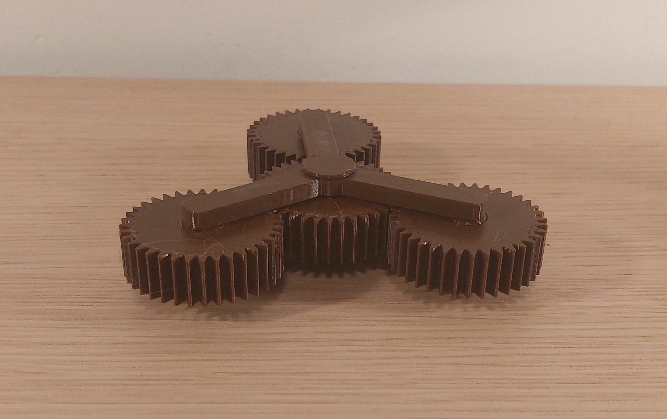 Simple gear fidget spinner by Czech creator | Download free STL model ...