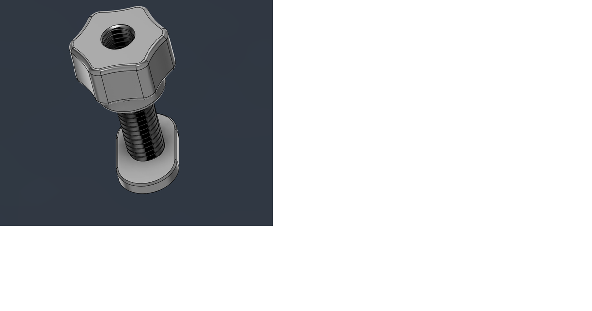 Knob and Nut by Jamie Clarke | Download free STL model | Printables.com