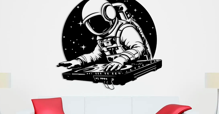 Cosmic DJ by Leonid Babarinow | Download free STL model | Printables.com