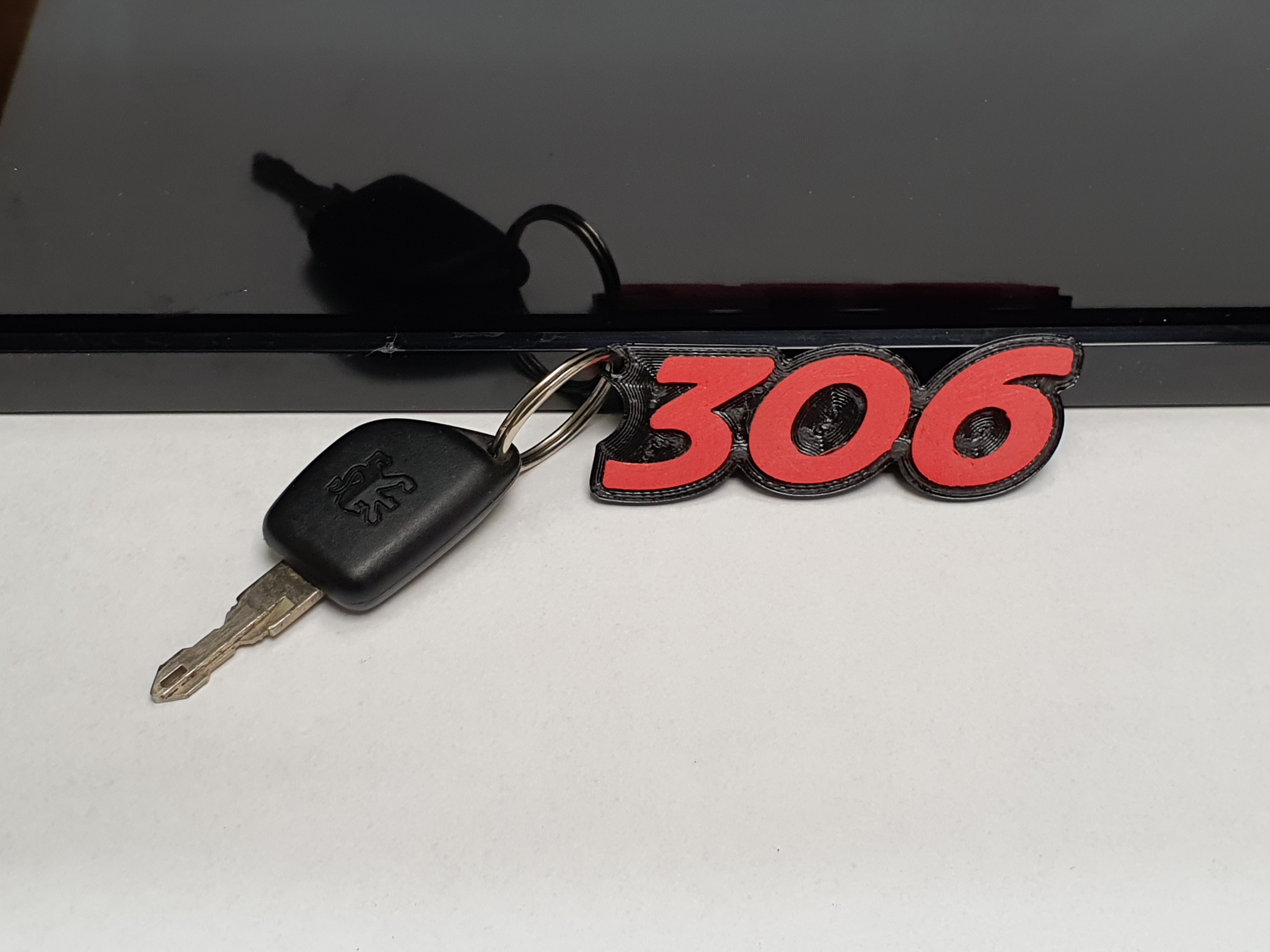 Peugeot 306 Keychain by NEO_CZ | Download free STL model | Printables.com