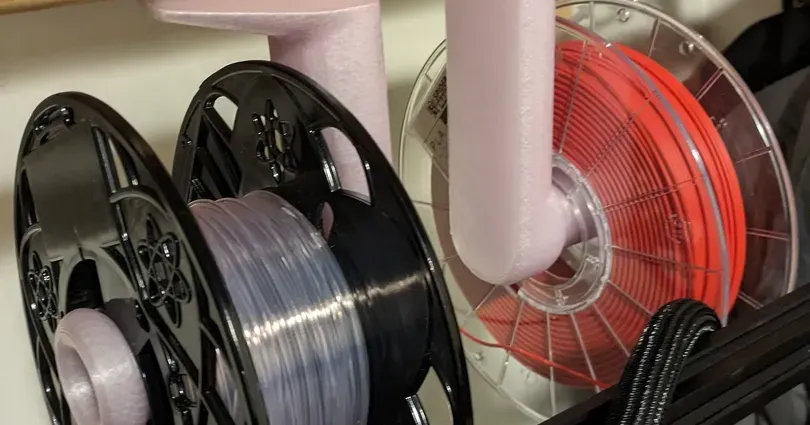 Hanging Filament Spool Holder For Closet Rods by Dana91 | Download free ...