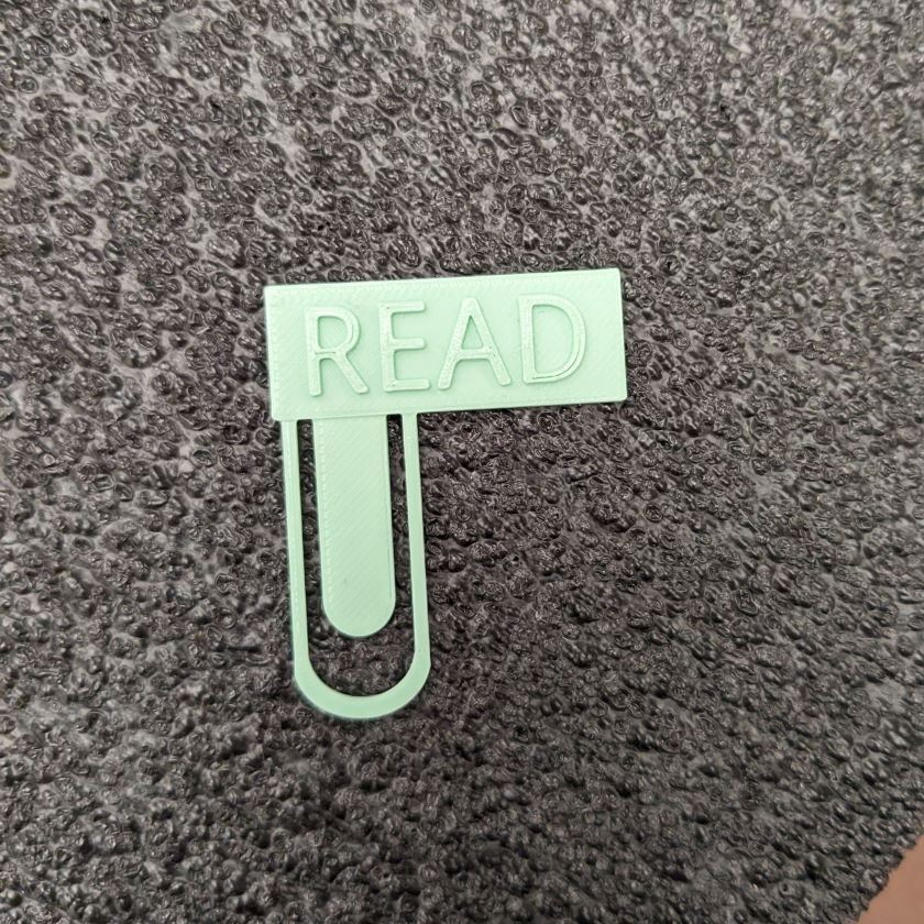 READ Bookmark by acl_makers | Download free STL model | Printables.com