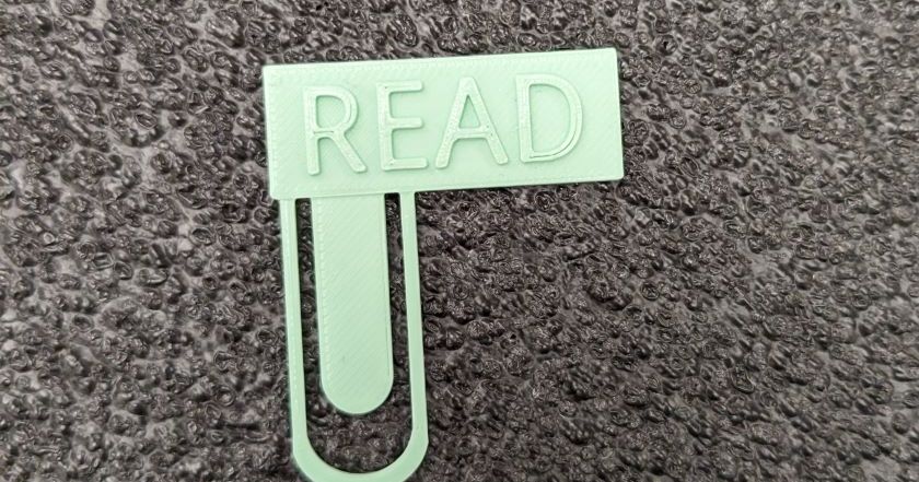 READ Bookmark by acl_makers | Download free STL model | Printables.com