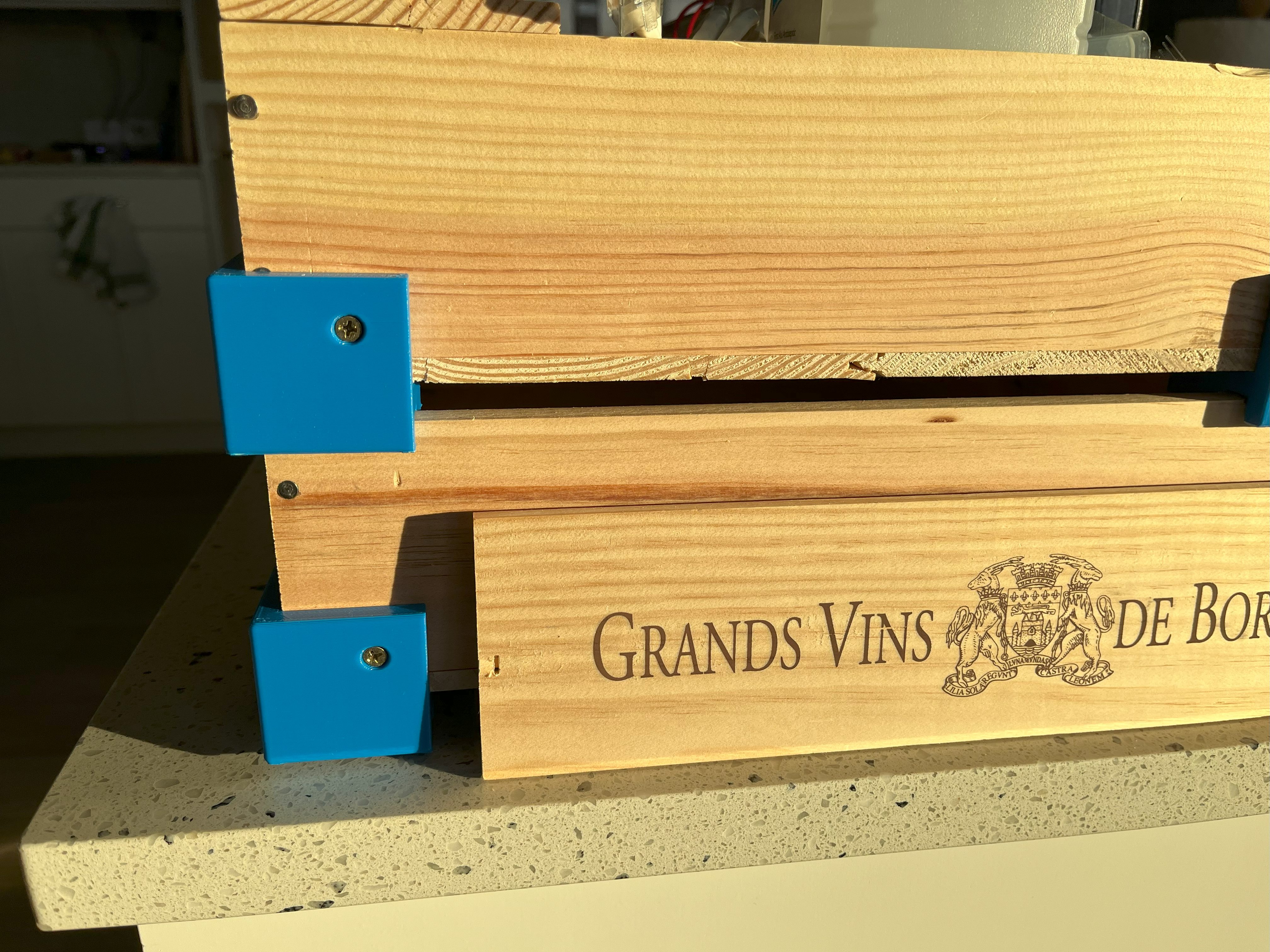 Costco Wine box stacking corner by EugeneGTI | Download free STL model ...