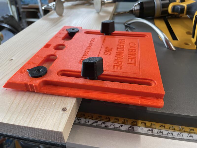 Cabinet Hardware Jig by lewosh | Download free STL model | Printables.com