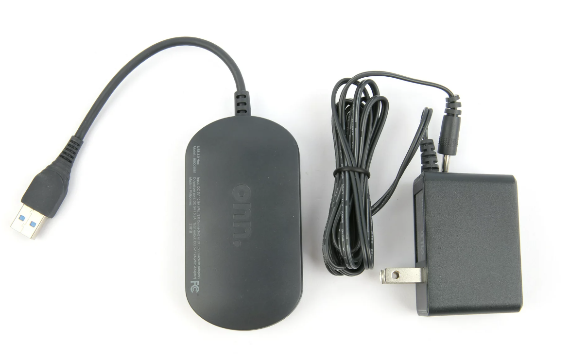 onn. AC Powered USB 3 Hub holder mount by ansonl | Download free STL ...