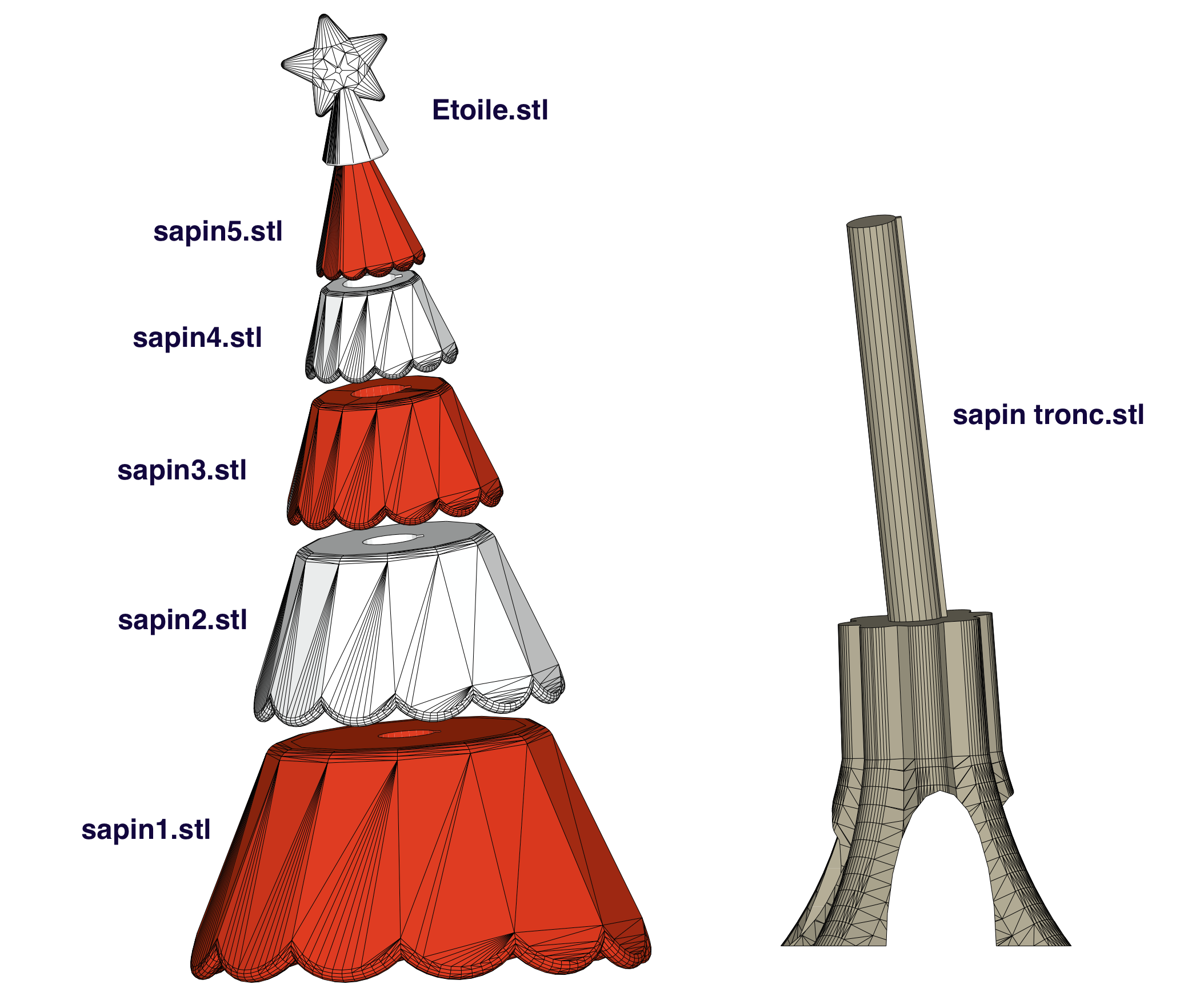 Diorama de Noel by Jeanpierre Gillot | Download free STL model ...