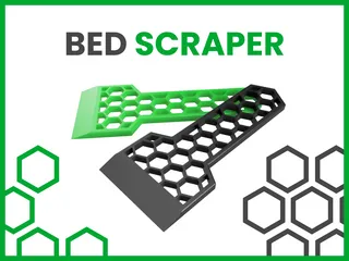 Bed scraper HEX with half moon shaped blade fast and simple hexagonal ...