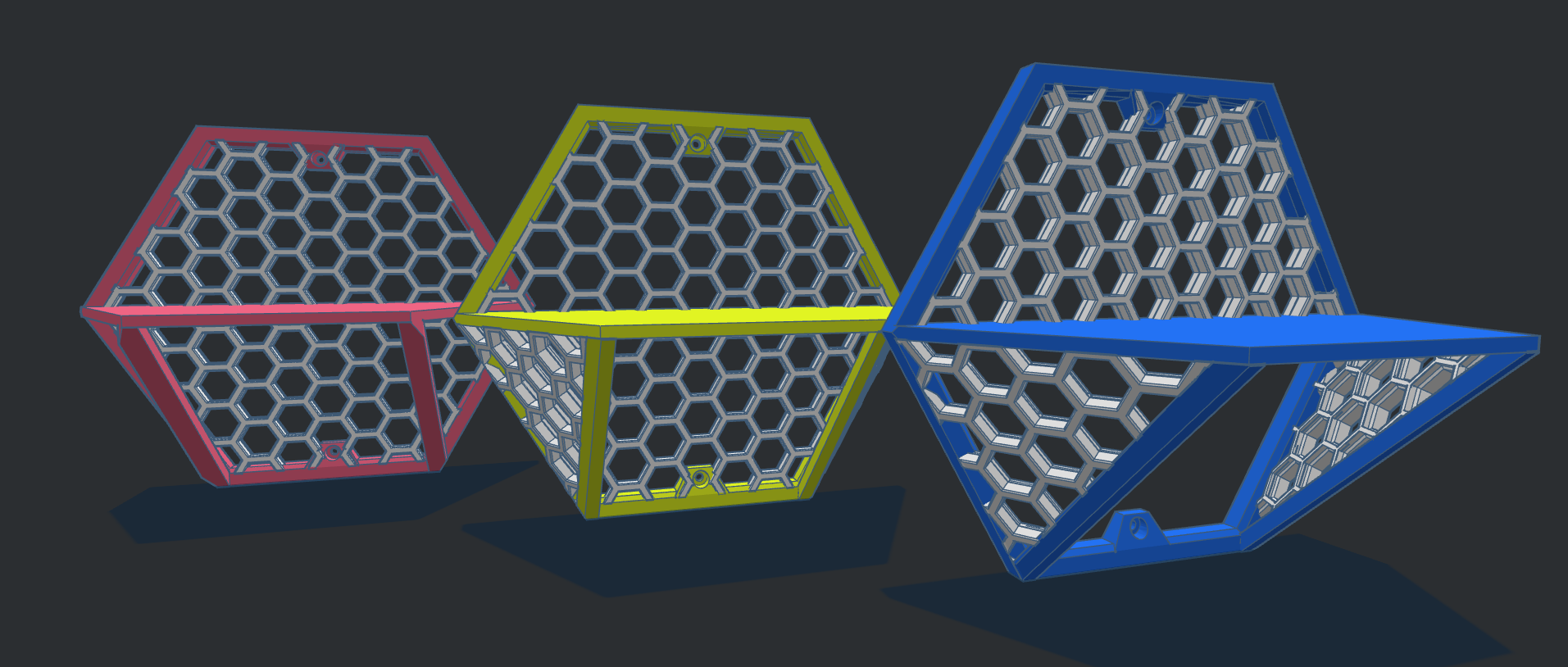 X3D HSW Display Shelf (Multicolor) by DutchWorkX3D | Download free STL ...