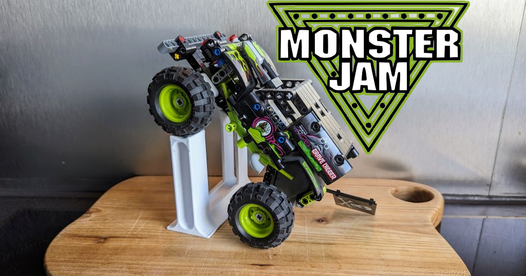 Lego Monster Jam Display Stand Por Cson Descargar Modelo Stl Gratuito