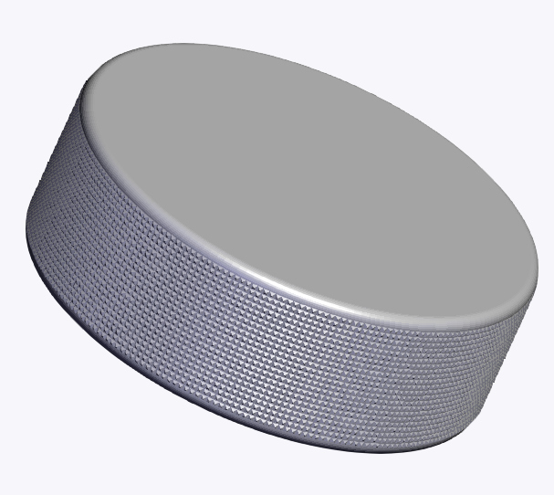 Hockey puck - with texture by Cson | Download free STL model ...