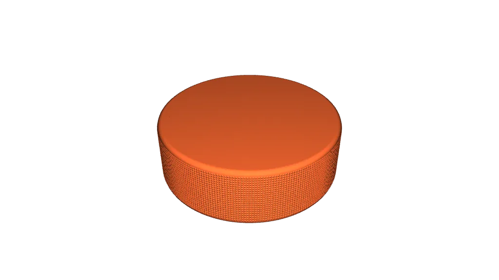 Hockey puck - with texture by Cson | Download free STL model ...