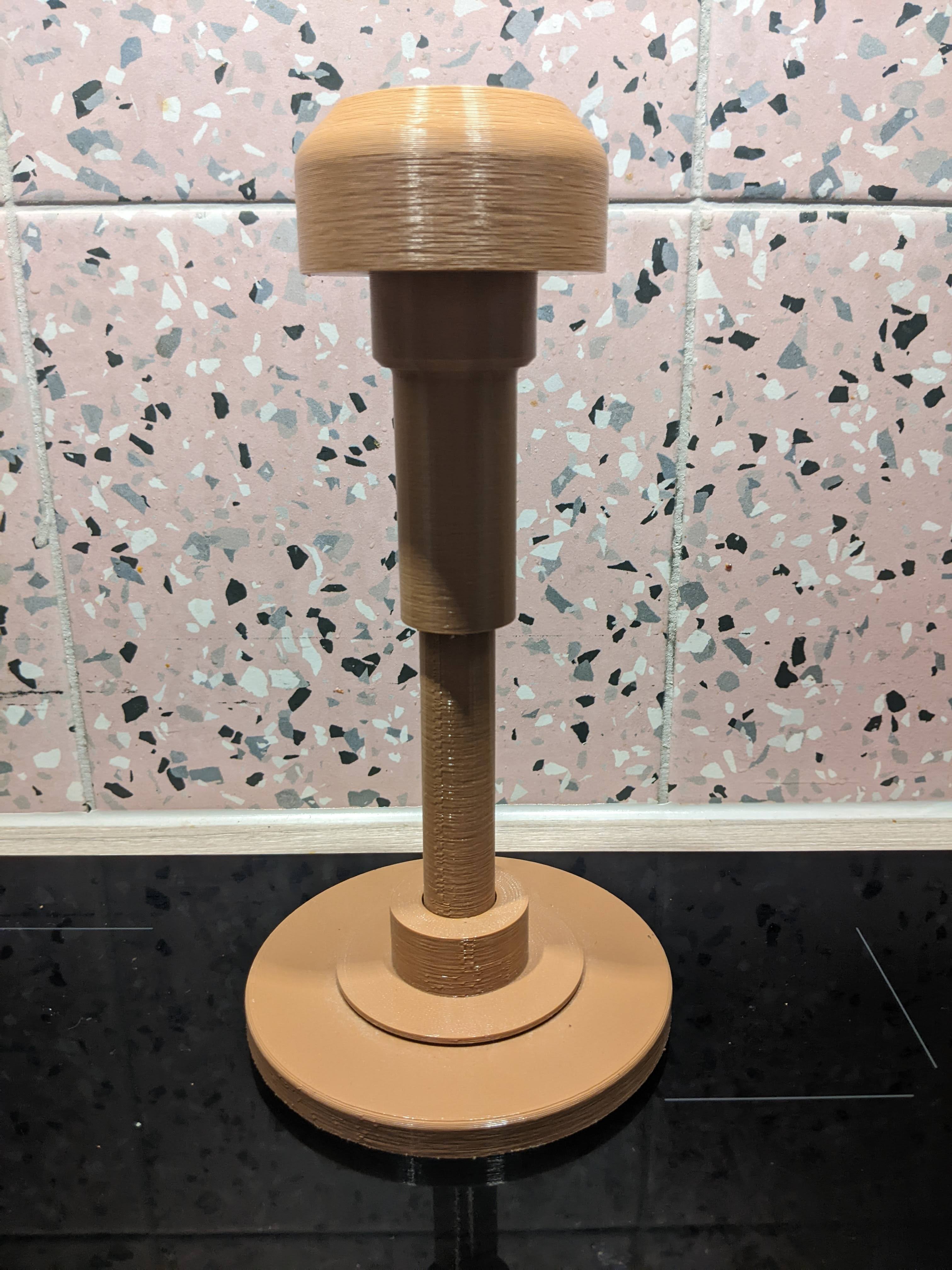 Kitchen Roll holder, upright by Geoff | Download free STL model ...