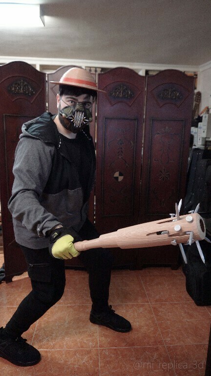 Collapsing Baseball Bat with Retractable Nails by Mi Réplica 3D ...