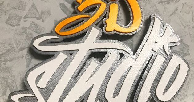 Letrero 3D Studio by Joselillo | Download free STL model | Printables.com