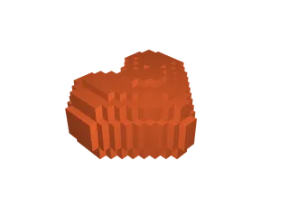 Blocky Heart by gfellows | Download free STL model | Printables.com