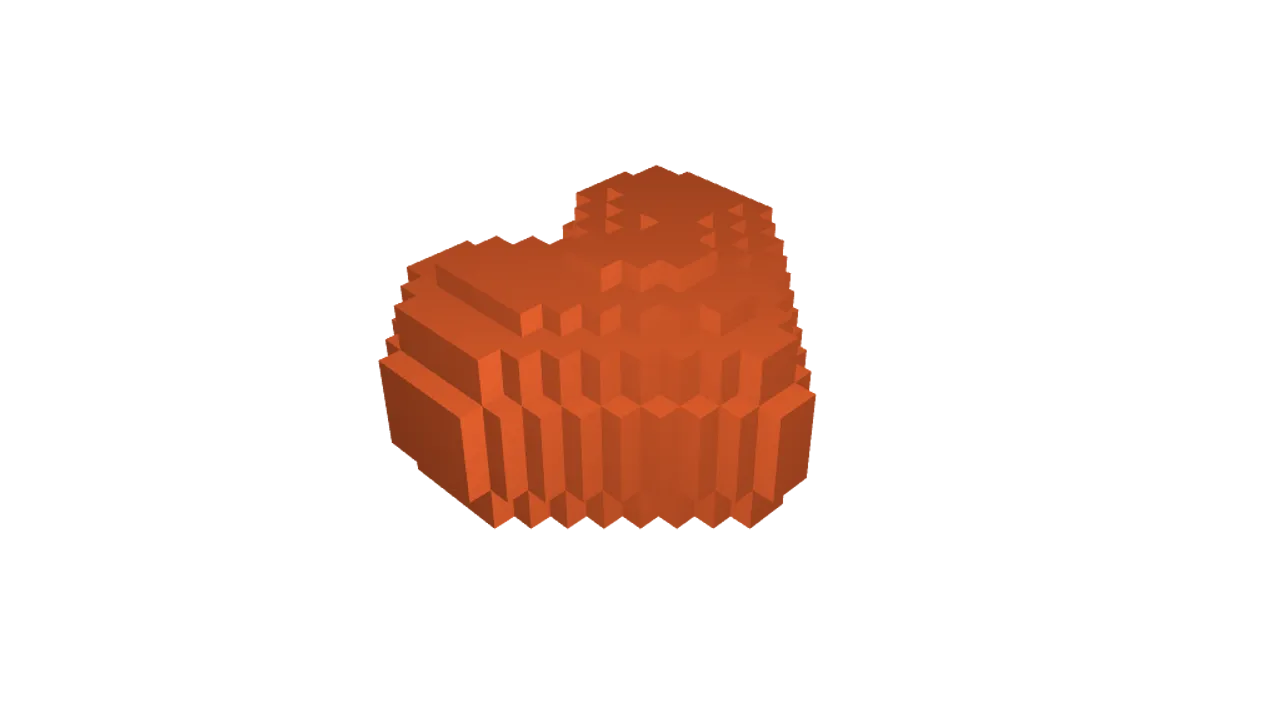 Blocky Heart by gfellows | Download free STL model | Printables.com