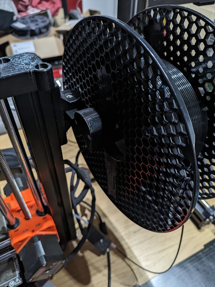 Prusa Mini hinged spool holder (remix) by Tortoc | Download free STL ...