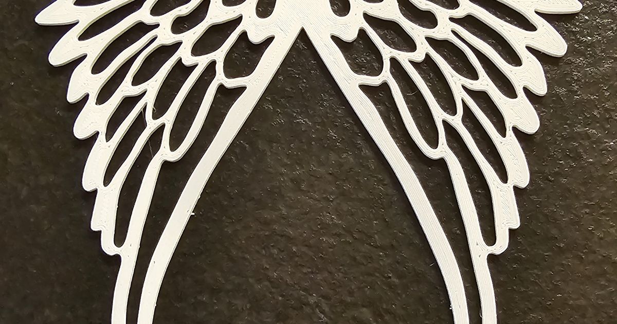 Wing for handcrafted Angel by Paininc | Download free STL model ...