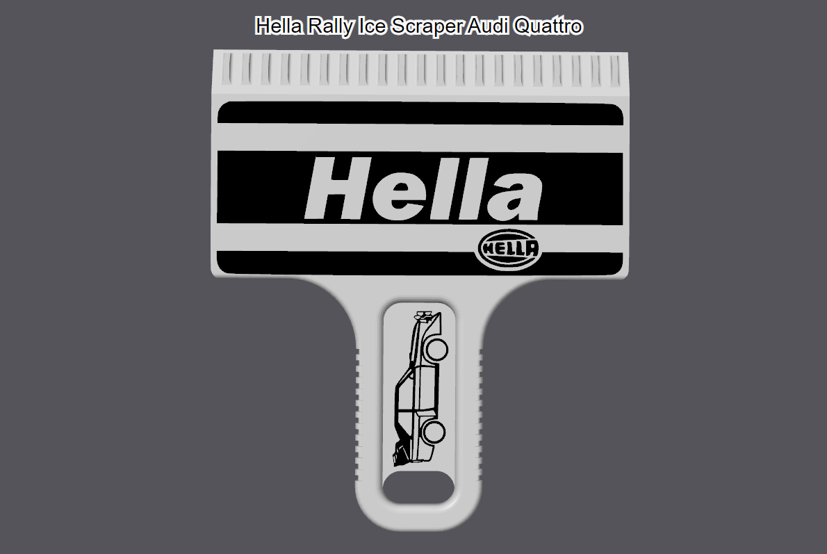 Hella Ice Scraper by Dylan | Download free STL model | Printables.com