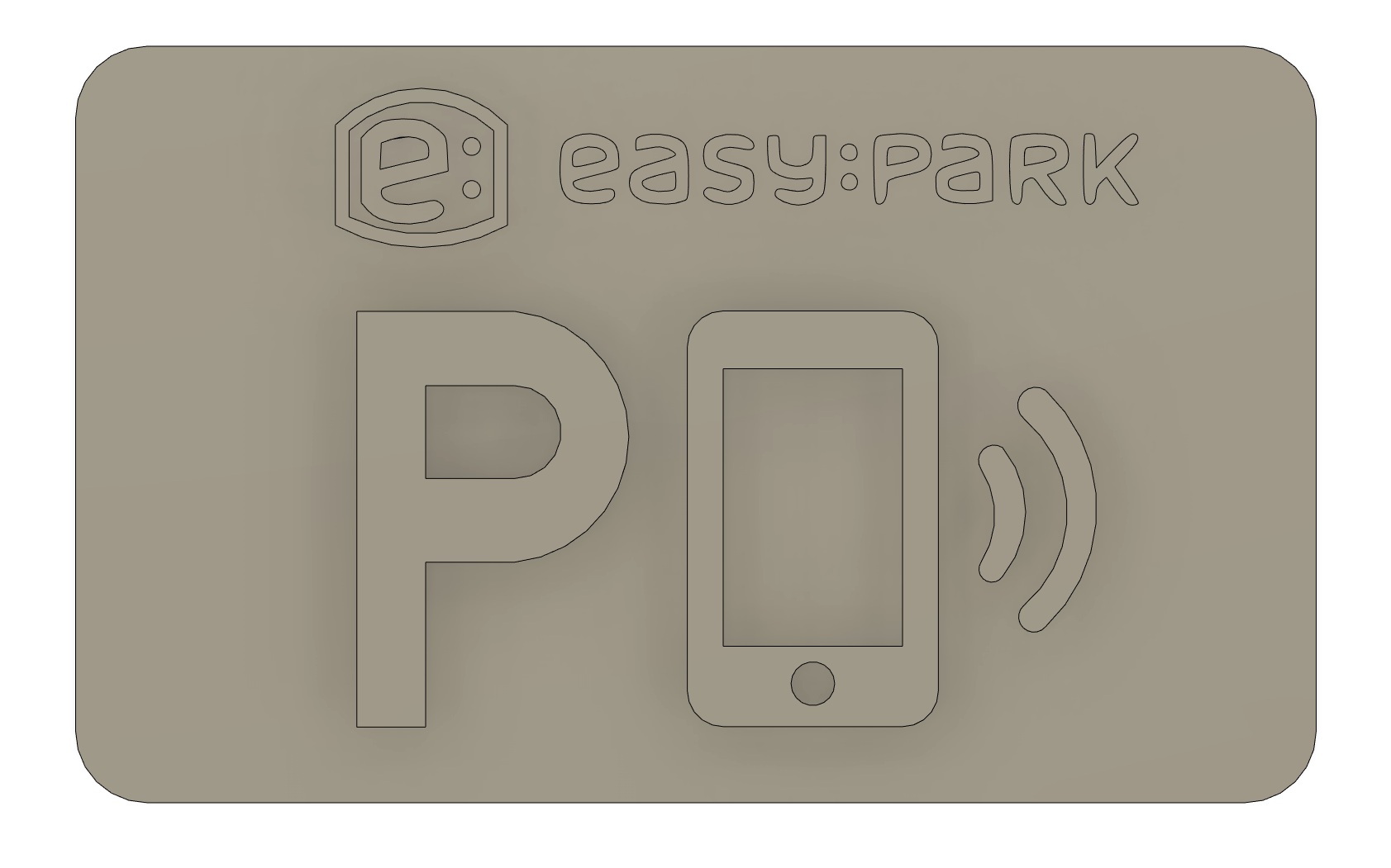 Easy Park Sign por Wradis | Descargar modelo STL gratuito | Printables.com