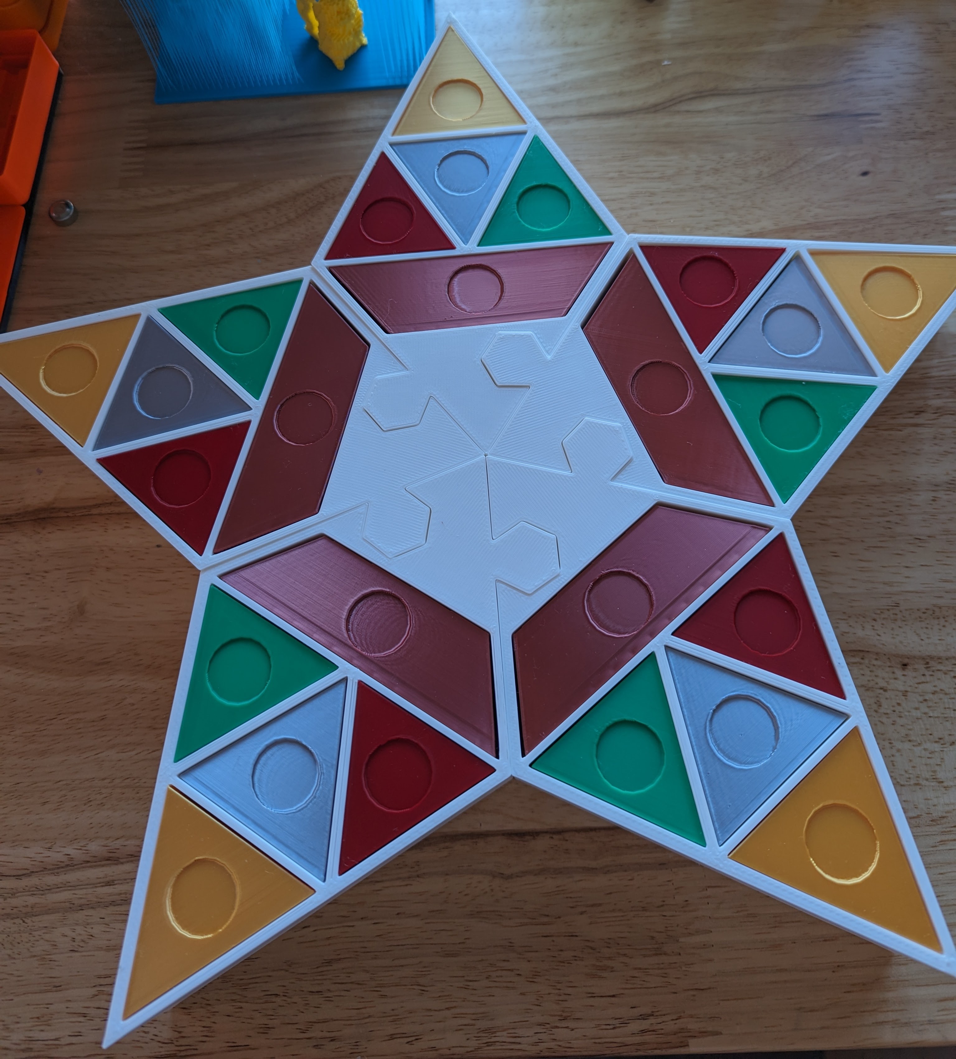 Advent Star Calendar For Prusa Mini other Small Printers By Sugarlumpz Advent Star Calendar For Prusa Mini other Small Printers By Sugarlumpz