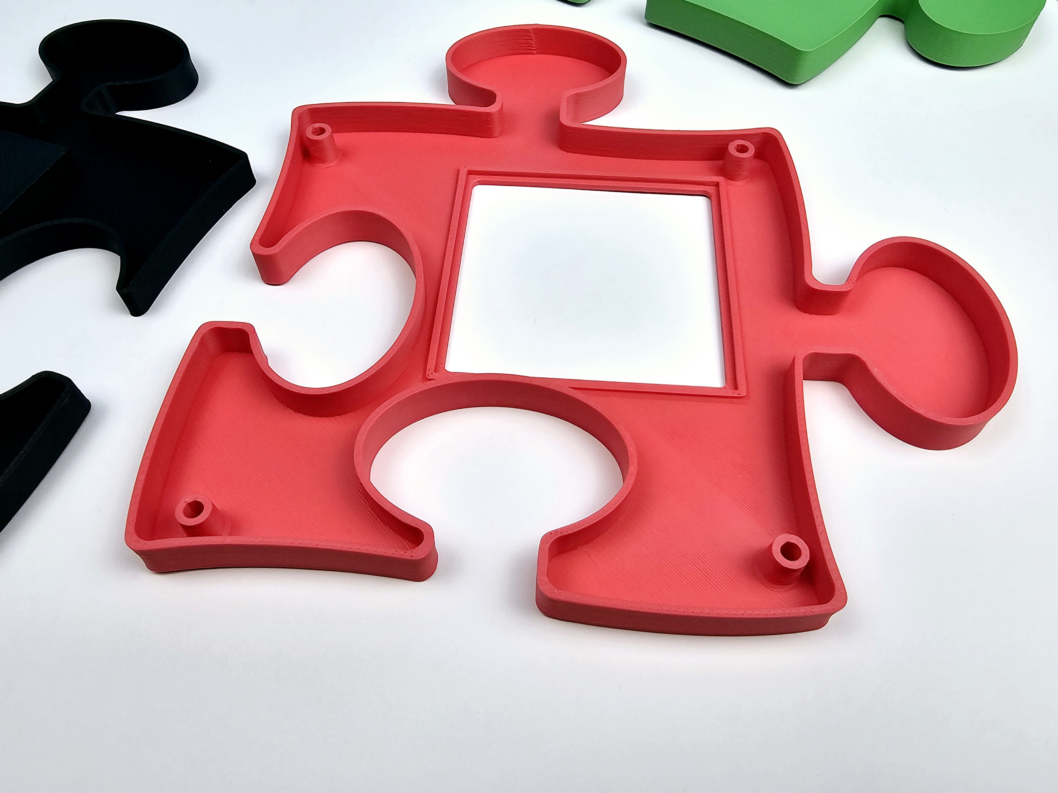 Puzzle Picture Frame Interlocking Silly Home Decor by CuriousCoon ...