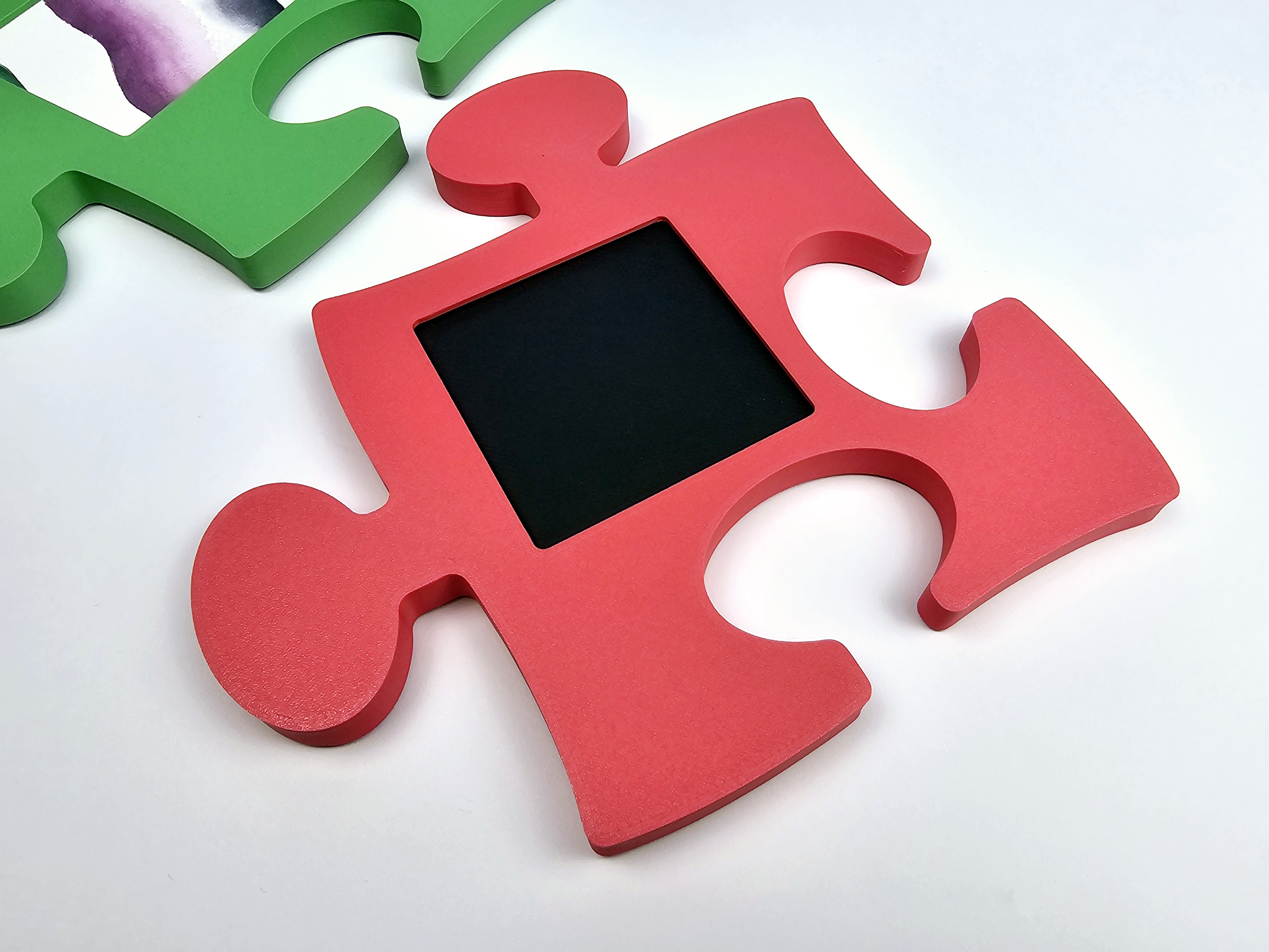 Puzzle Picture Frame Interlocking Silly Home Decor by CuriousCoon ...