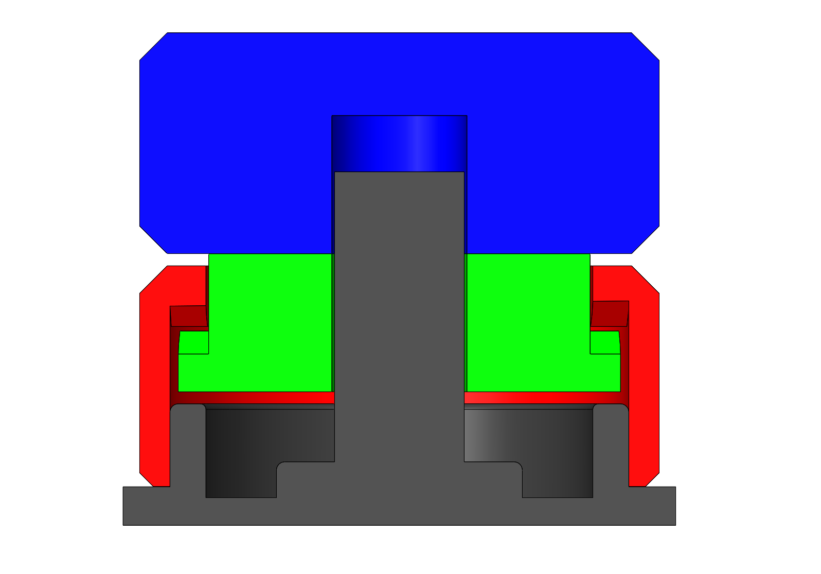Self locking knob for Baofeng UV-5R by julo | Download free STL model ...